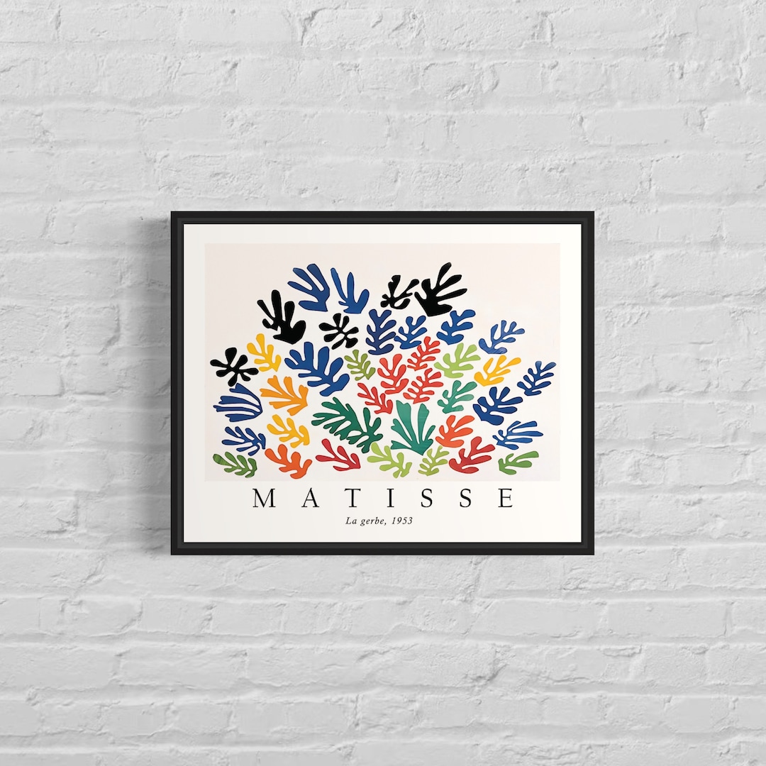 Henri Matisse - La Gerbe, 1953 - Vintage Gallery Wall Art, Matisse ...