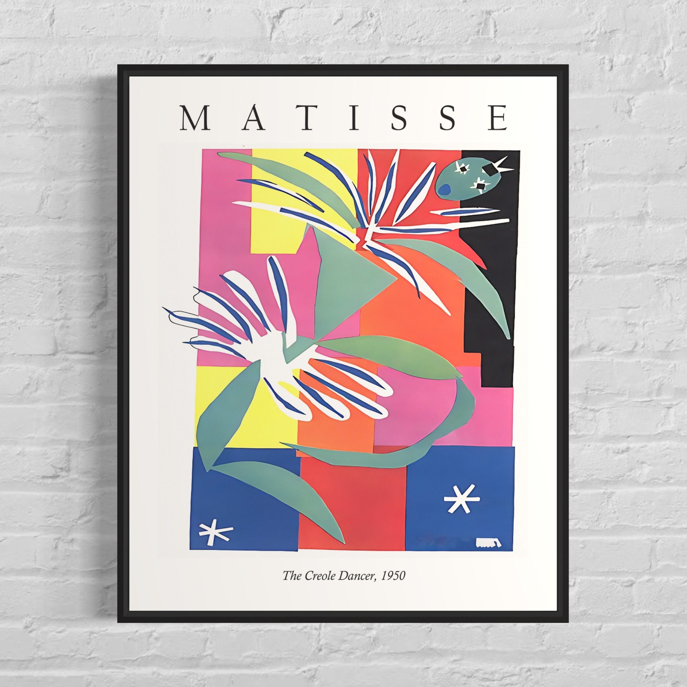 Henri Matisse - the Creole Dancer, 1950 - Vintage Gallery Wall Art ...