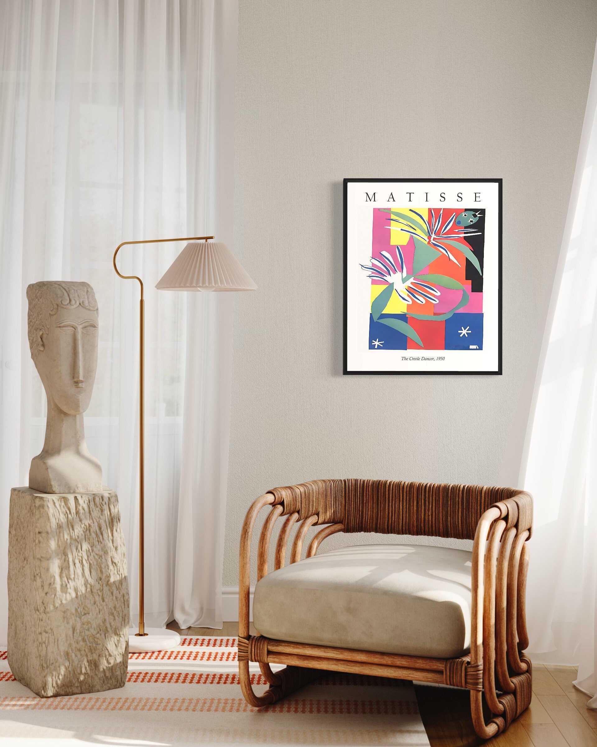Henri Matisse - the Creole Dancer, 1950 - Vintage Gallery Wall Art ...
