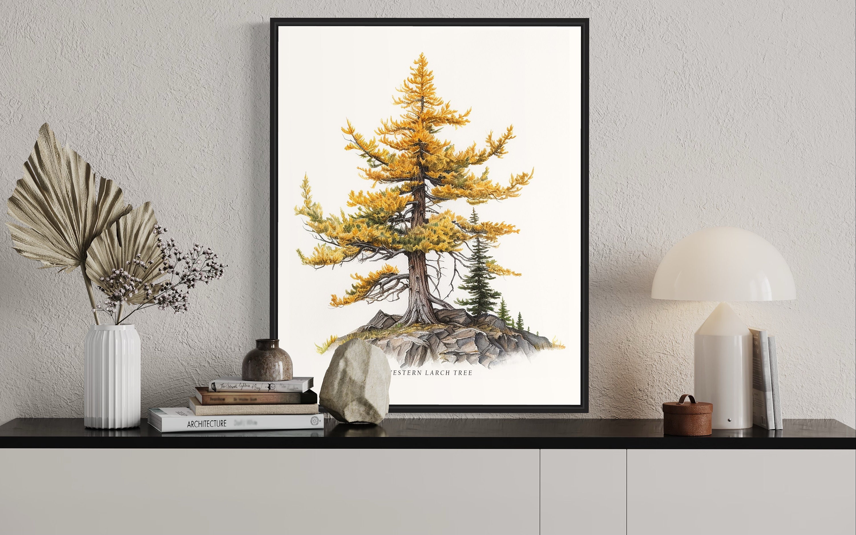 Western Larch Tree Art Print, Western Larch Tree Wall Art Poster - Etsy