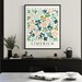 Limerick Ireland Flower Market Art Print, Iris Flower Wall Art Poster ...