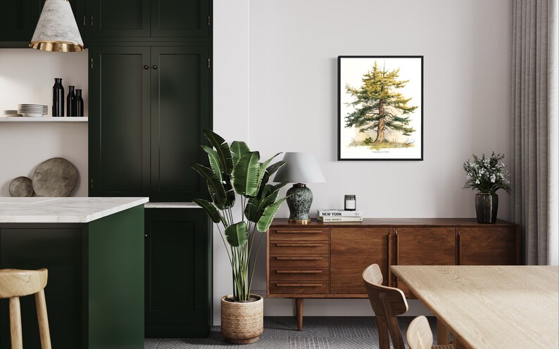 Tamarack Tree Art Print, Tamarack Tree Wall Art Poster - Etsy