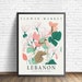 Lebanon National Flower Market Art Print, Lebanon Flower, Cyclamen Wall ...