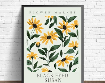 Maryland Black Eyed Susan Print - Etsy