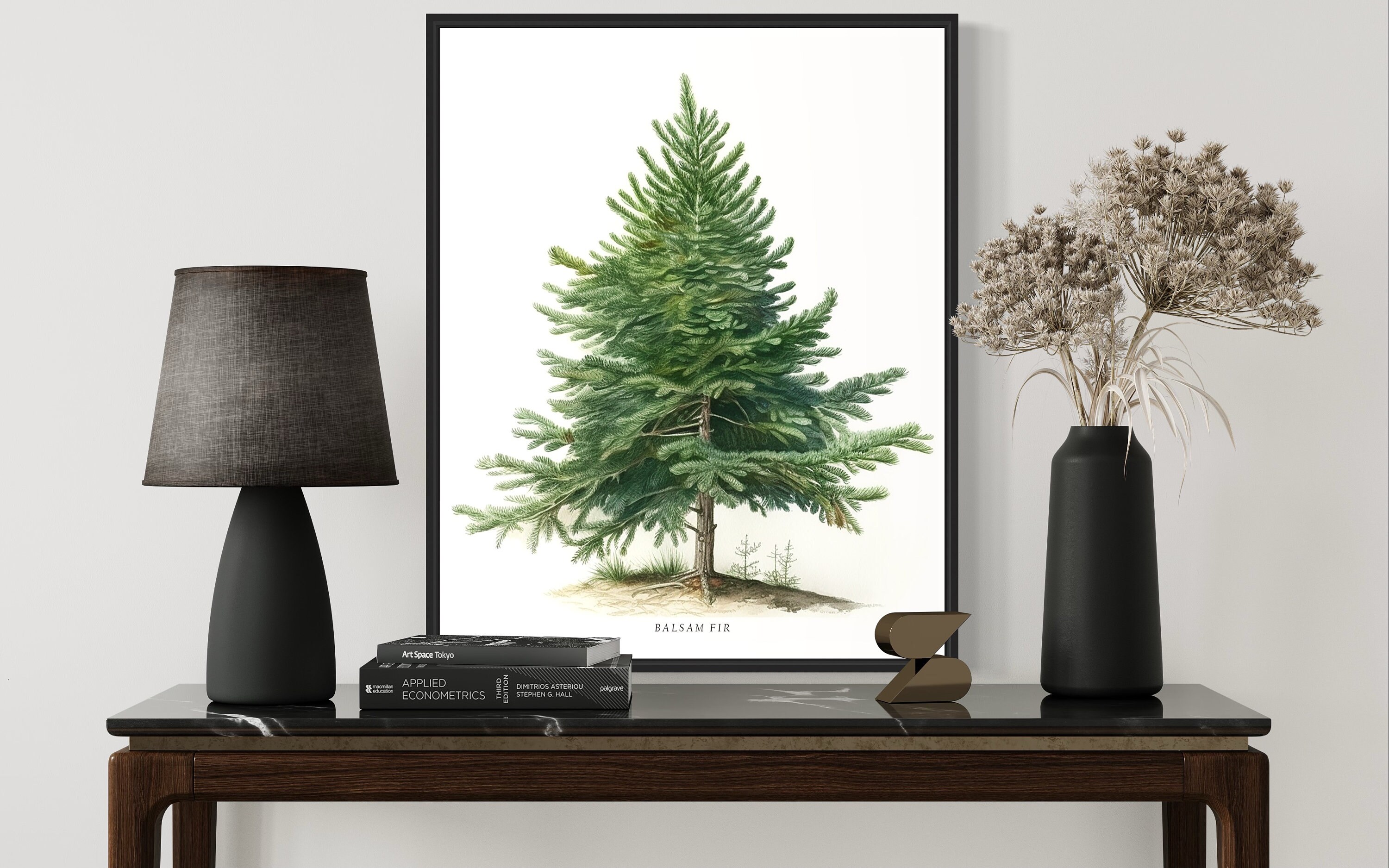 Balsam Fir Tree Art Print, Balsam Fir Tree Wall Art Poster - Etsy