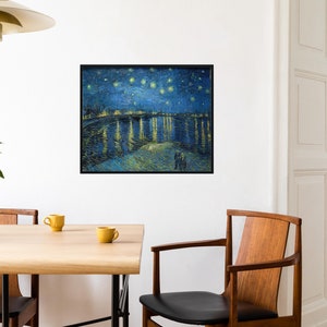 Vincent Van Gogh Poster Art Print - Starry Night Over the Rhone (1888 ...