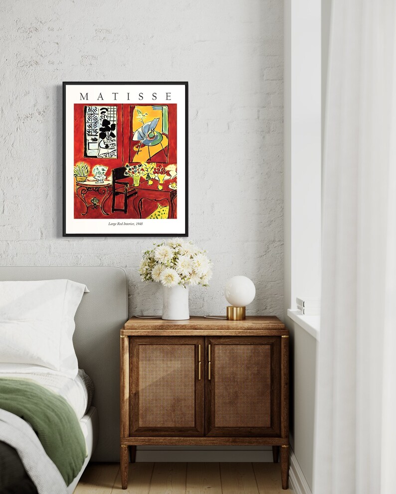 Henri Matisse - Large Red Interior, 1948 - Vintage Gallery Wall Art ...