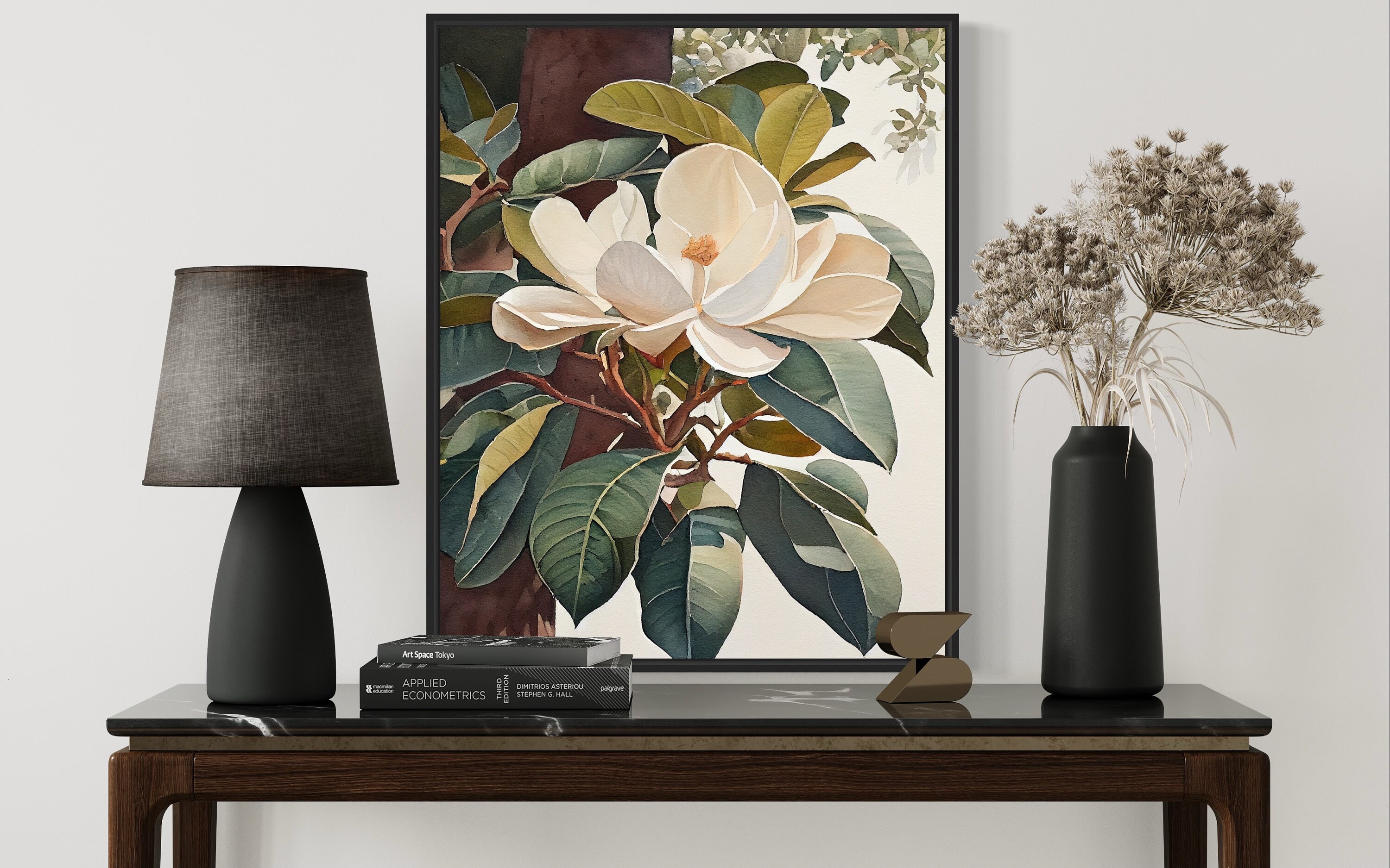 Southern Magnolia Tree Art Print, Southern Magnolia Tree Wall Art ...