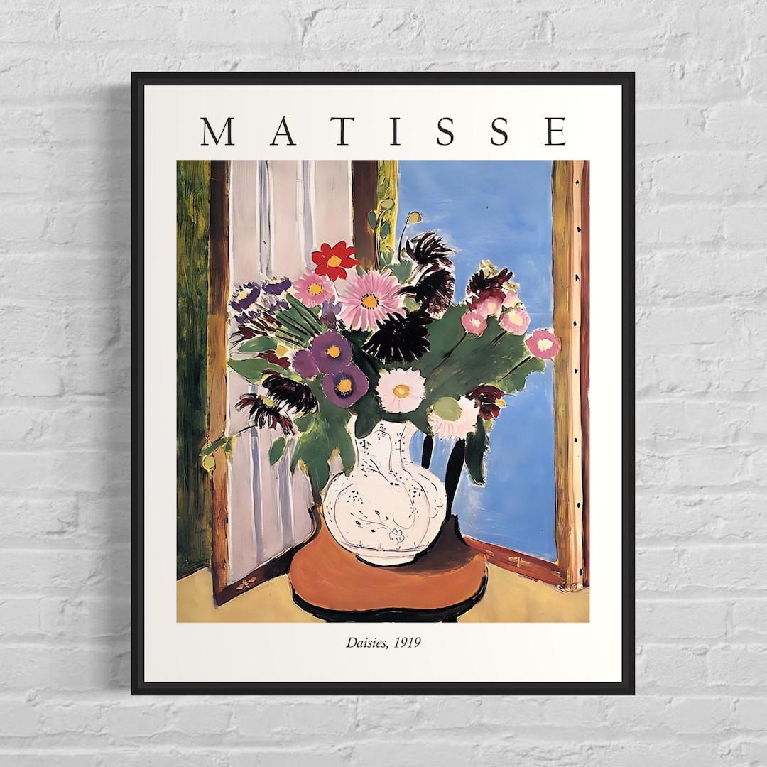 Henri Matisse - Daisies, 1919 - Vintage Gallery Wall Art, Matisse ...