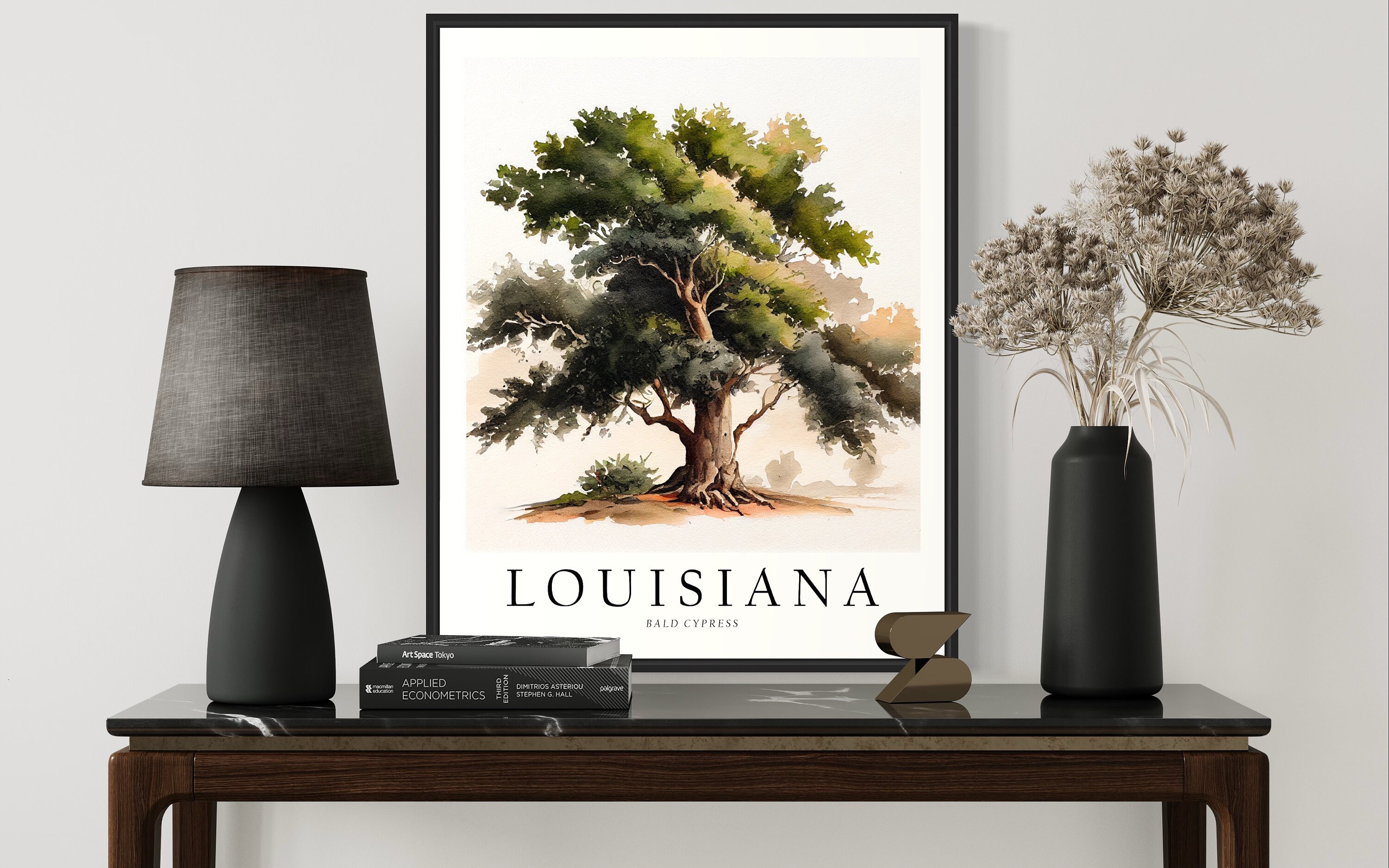 Louisiana State Tree Drawing