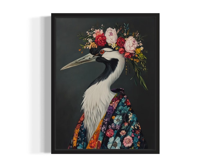 Gorgeous Silver Golden Silk Obi Decor, Nature / Cranes / Golden Way of ...