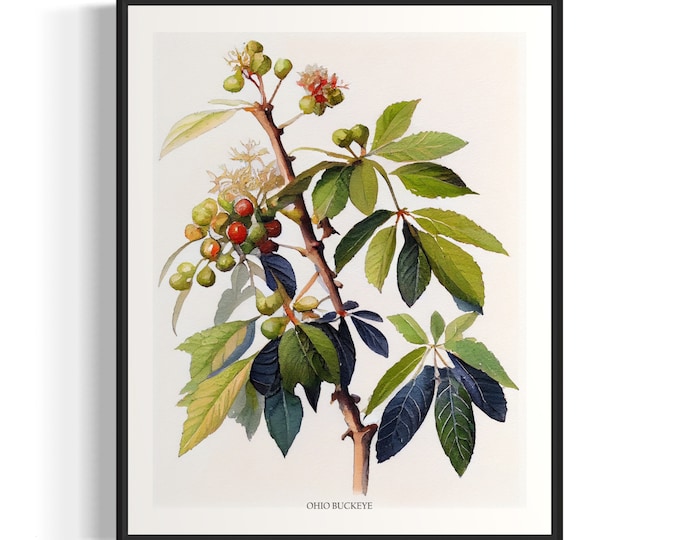 Southern Magnolia Tree Art Print, Southern Magnolia Tree Wall Art ...
