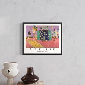 Henri Matisse - the Pink Studio, 1911 - Vintage Gallery Wall Art ...