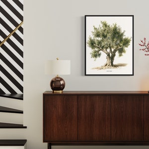 Olive Tree Art Print, Olive Tree Wall Art Poster - Etsy