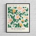 Waterloo Iowa Flower Market Art Print, Waterloo City Poster, Wild Rose ...
