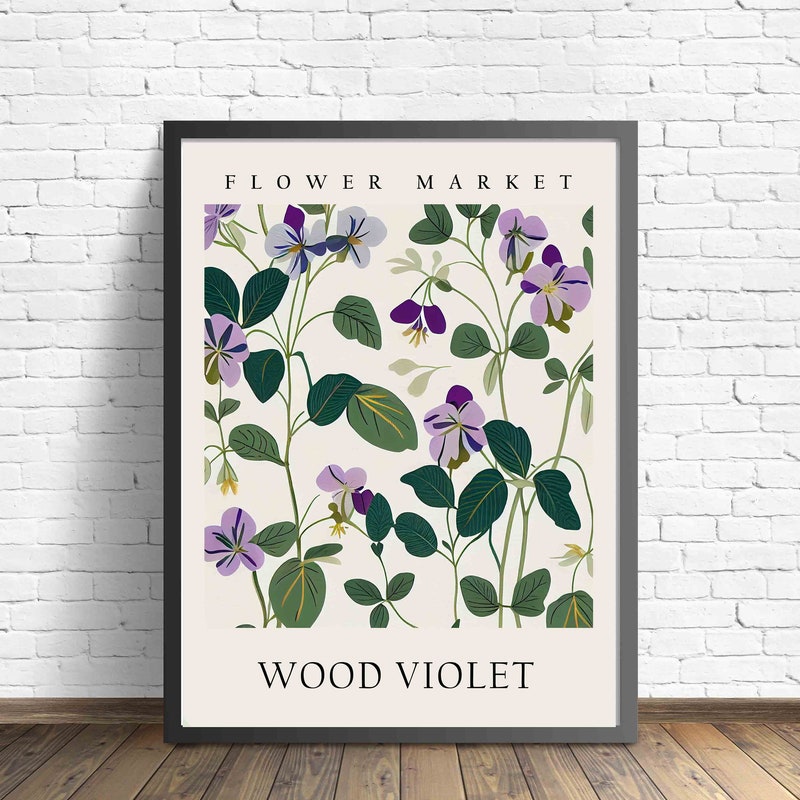 Wood Violets - Etsy