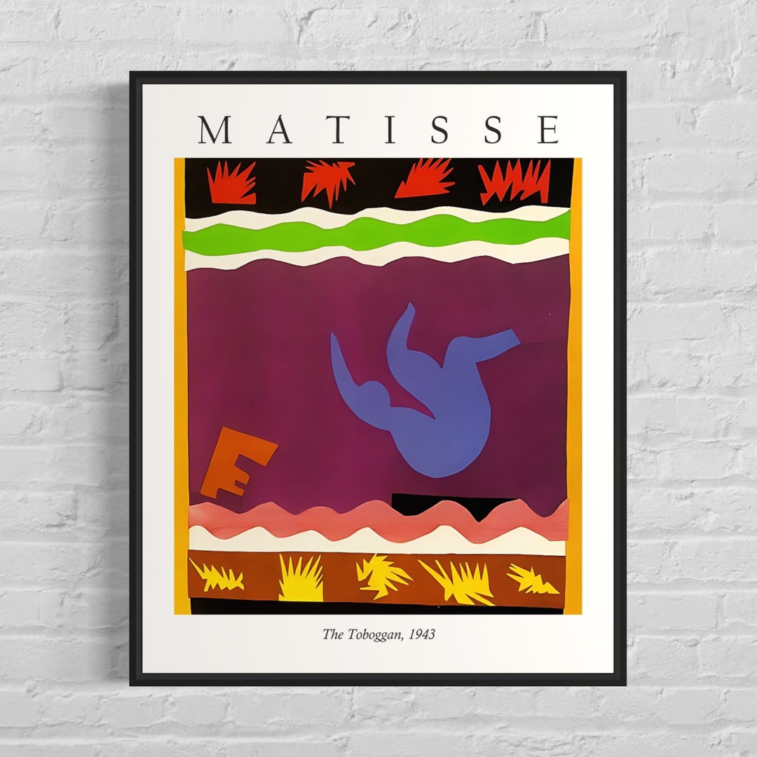 Henri Matisse - the Toboggan, 1943 - Vintage Gallery Wall Art, Matisse ...