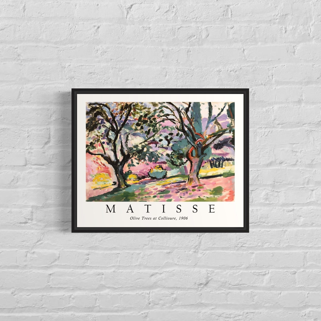 Henri Matisse - Olive Trees at Collioure, 1906 - Vintage Gallery Wall ...