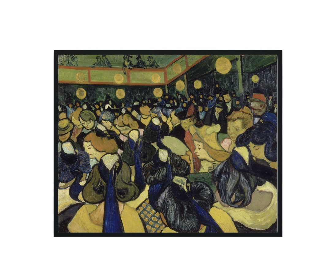 Vincent Van Gogh Poster Art Print - the Dance Hall in Arles (1888 ...