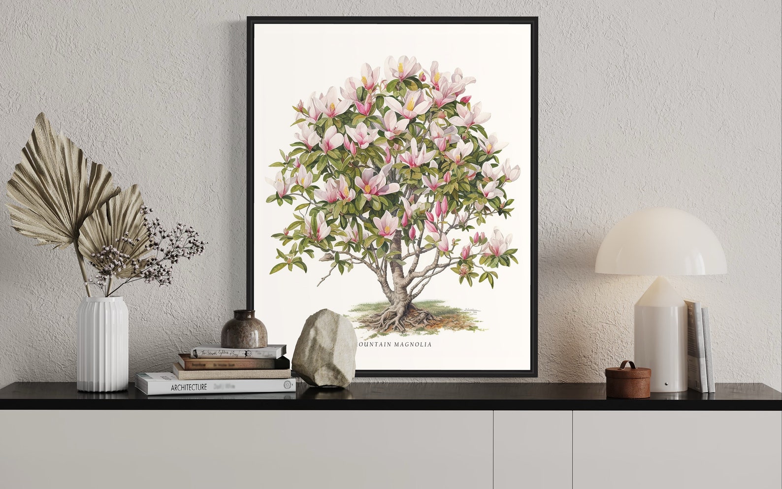 Mountain Magnolia Tree Art Print, Mountain Magnolia Tree Wall Art ...