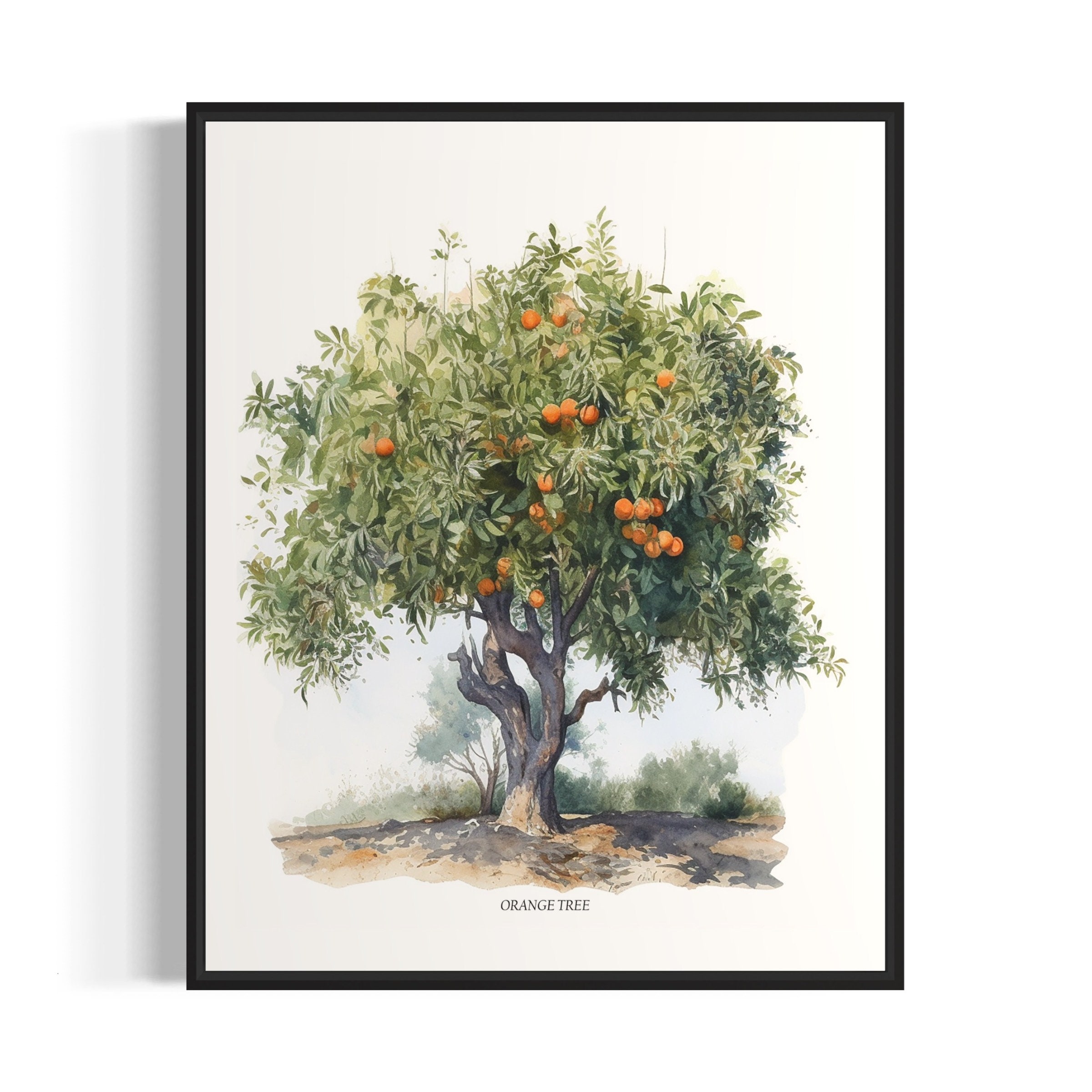 Orange Tree Painting
