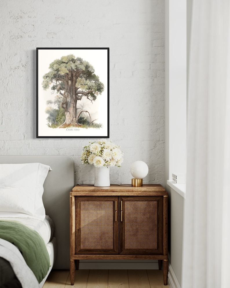 Kauri Tree Art Print Kauri Tree Wall Art Poster - Etsy