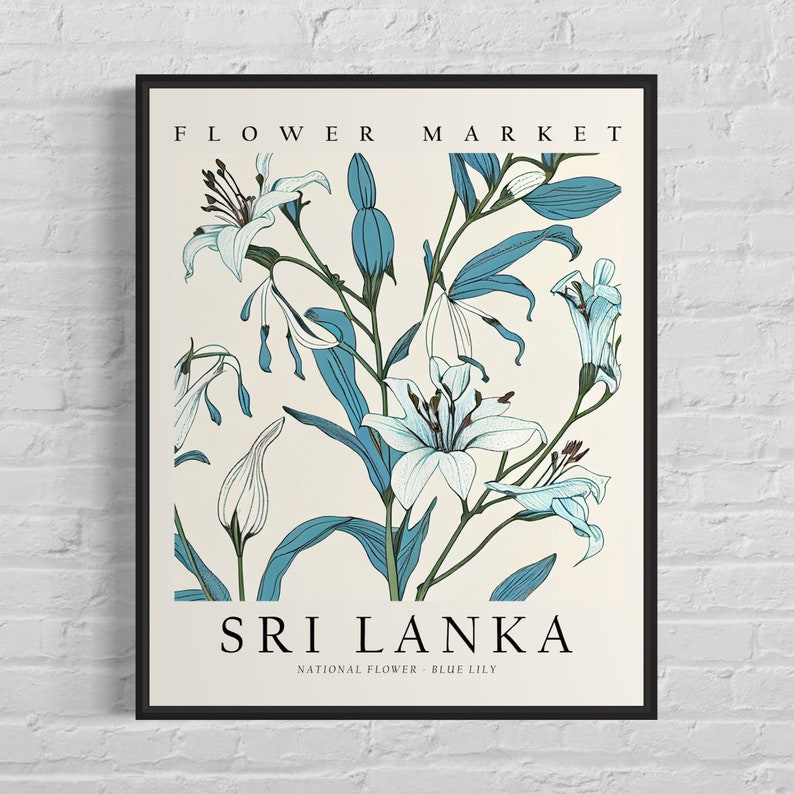 Sri Lanka National Flower Sri Lanka Flower Market Art Print - Etsy