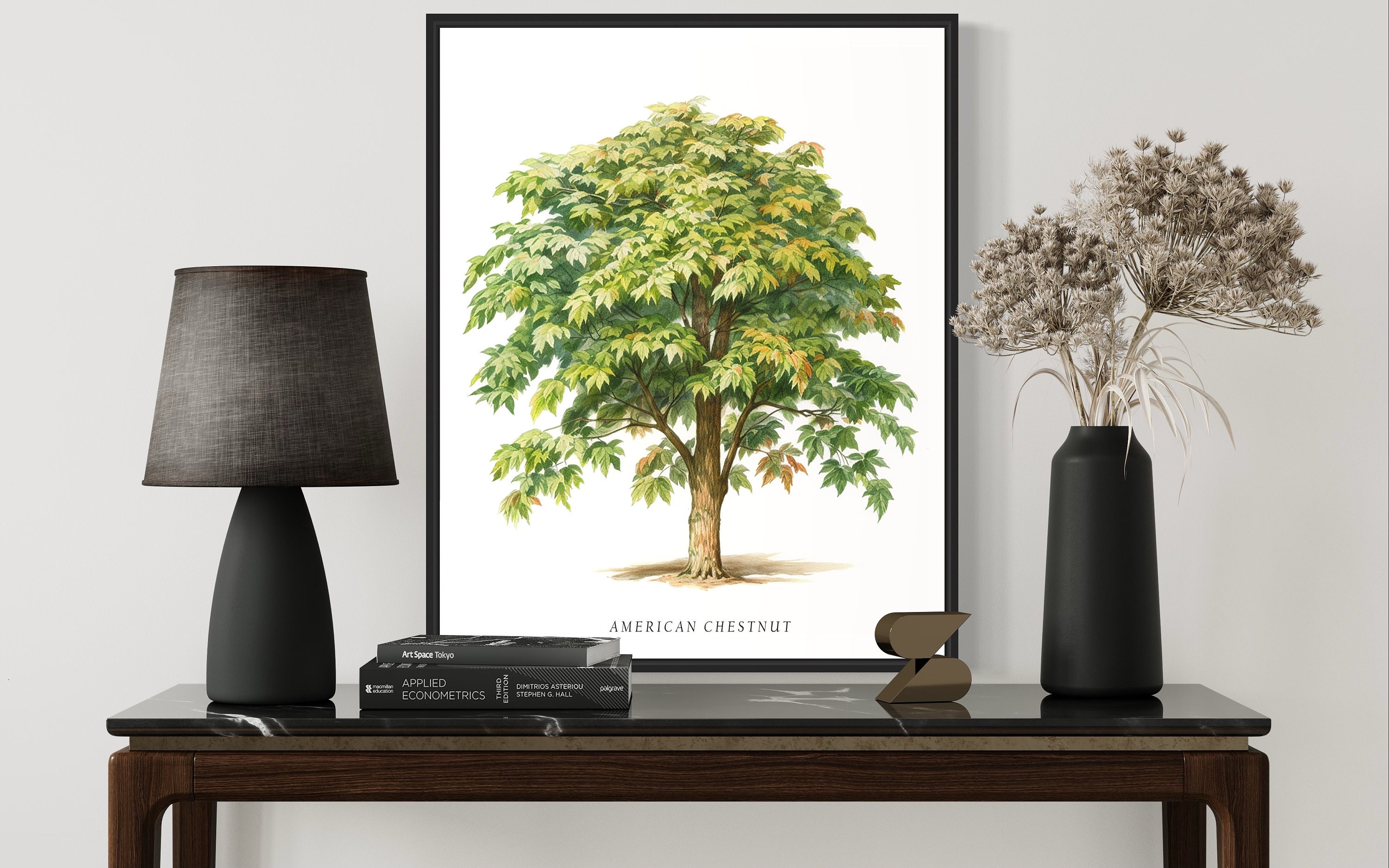American Chestnut Tree Art Print, American Chestnut Tree Wall Art ...