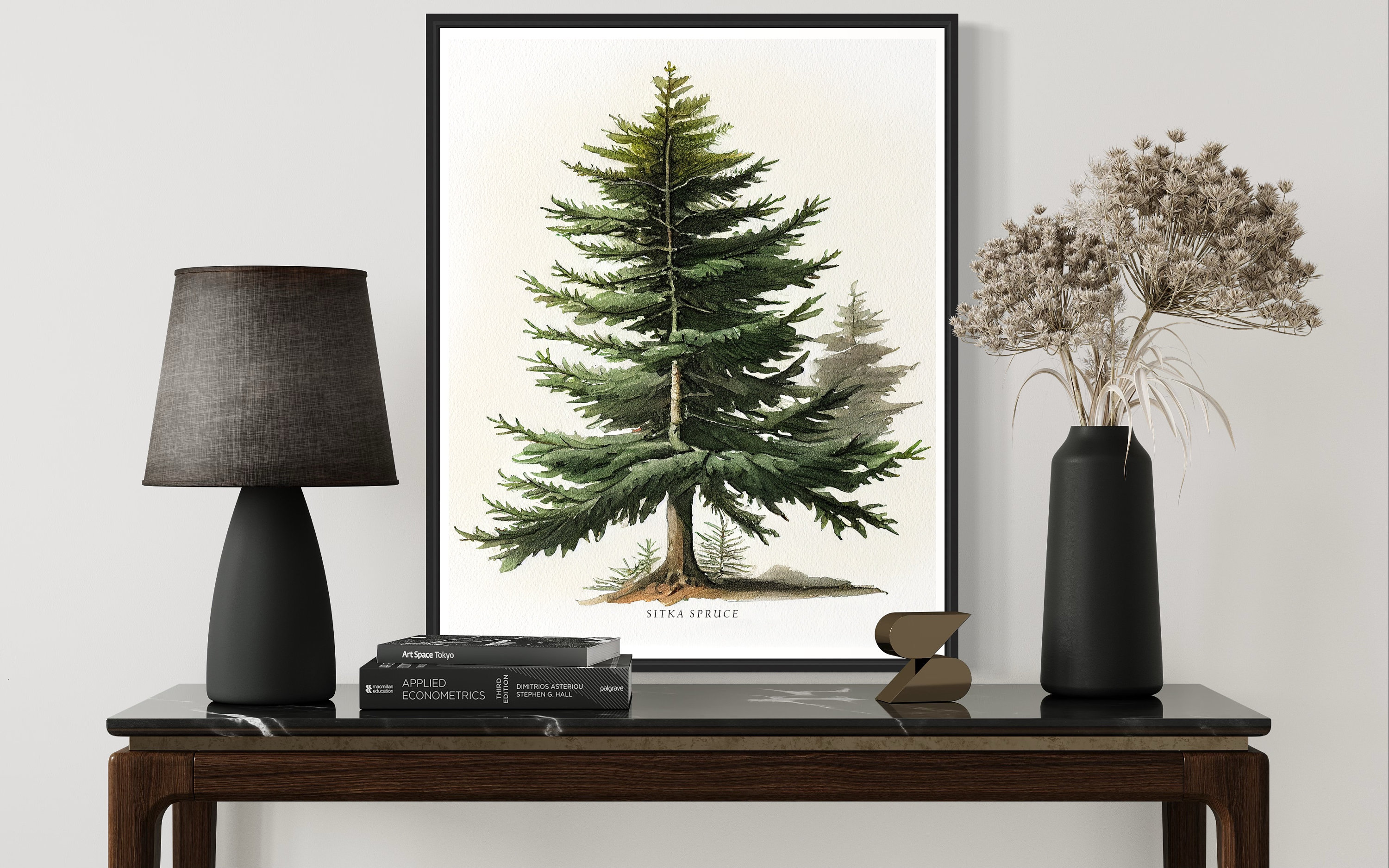Sitka Spruce Tree Art Print, Sitka Spruce Tree Wall Art Poster - Etsy