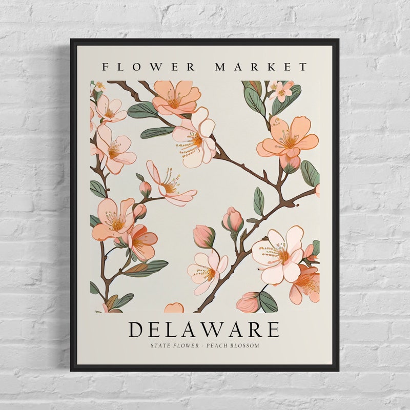Delaware Poster - Etsy