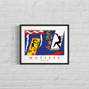 Henri Matisse - the Circus, 1947 - Vintage Gallery Wall Art, Matisse ...