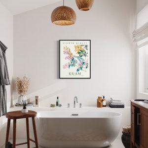 Guam State Flower, Guam Flower Market Art Print, Bougainvillea ...