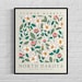 Vermont State Flower, Vermont Flower Market Art Print, Red Clover 1960 ...