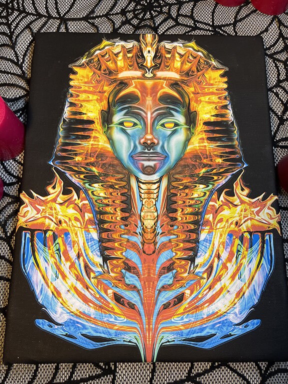 The Mummy is Digital Fire Art by Pyro Painter for Living Room Wall Art ...