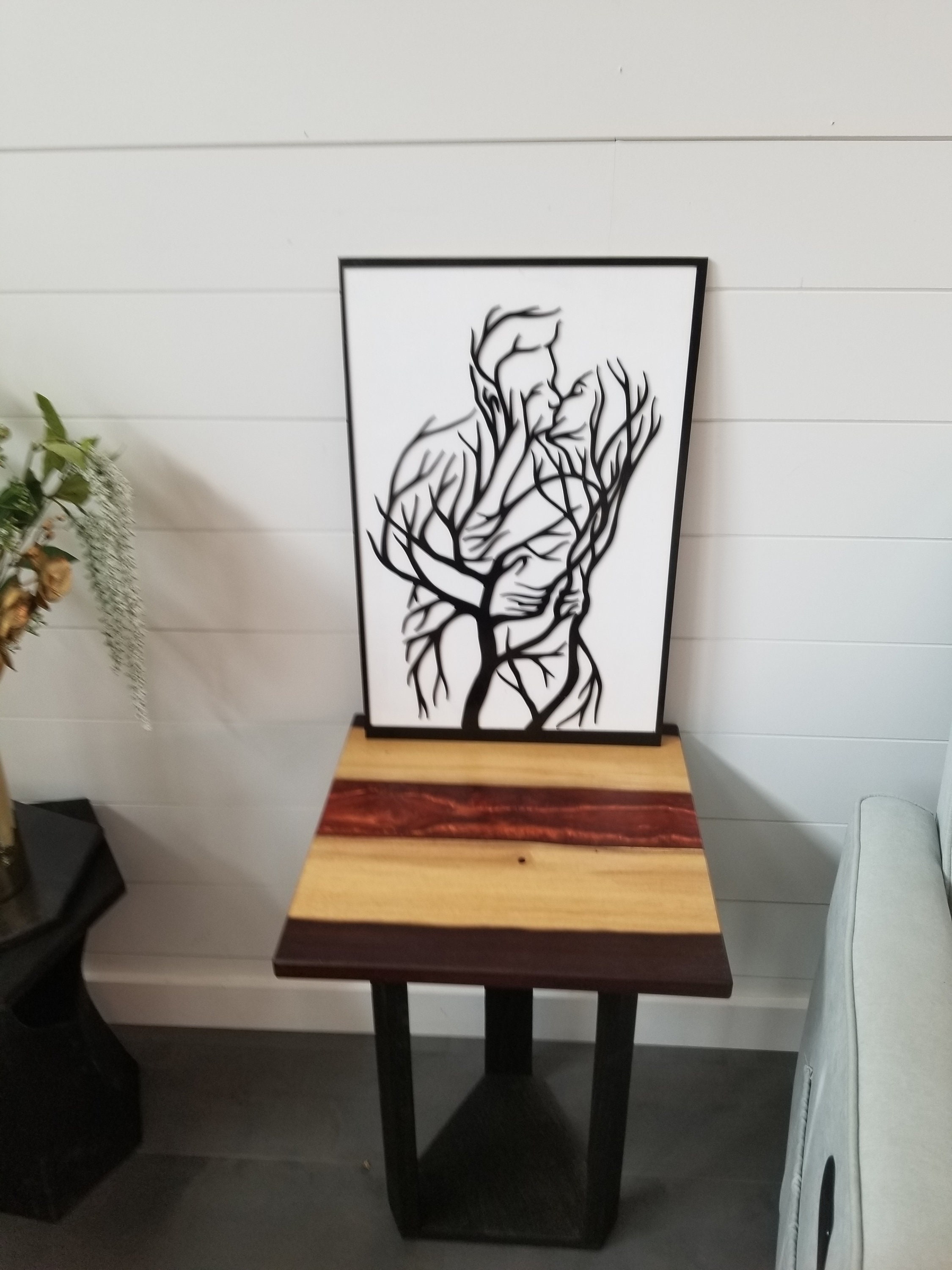 Tree Couple Acrylic Wall Art Hanging - Etsy