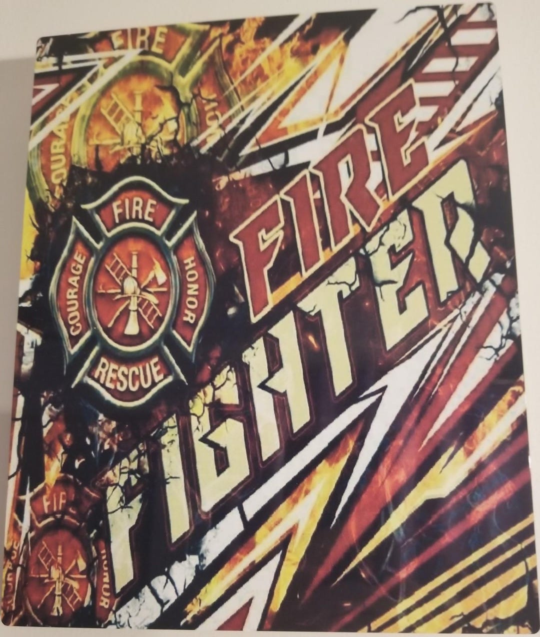 Metal/aluminum 8"x10" Fire Fighter Wall Hanging-fire Fighter Wall Art ...