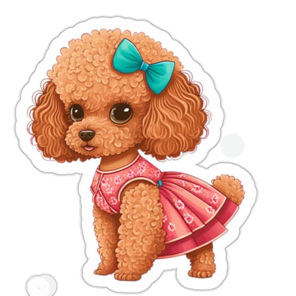 Poodle Decal - Etsy