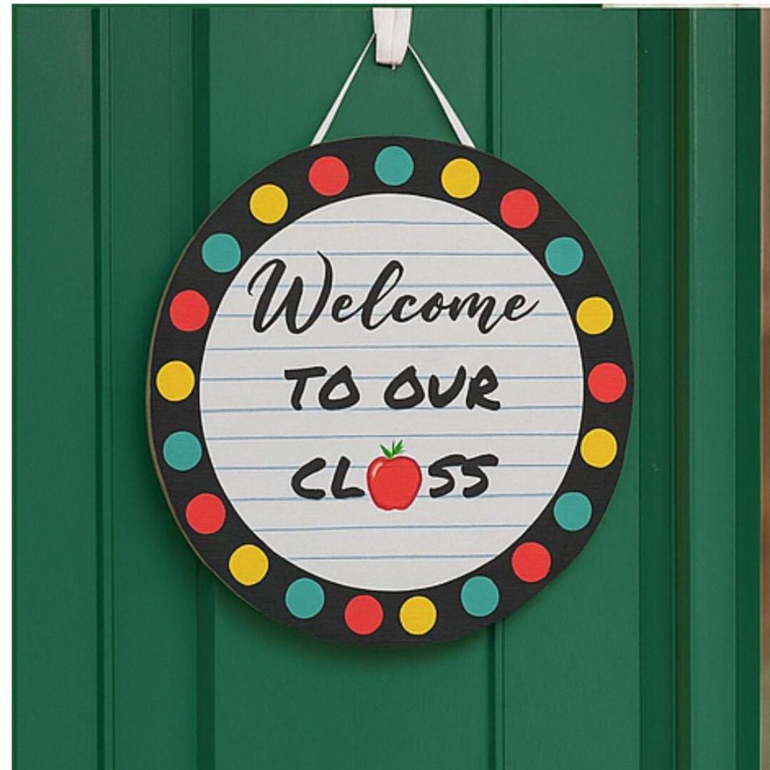 Wood Signs, Teacher Classroom Decor, Welcome to Our Class Sign ...
