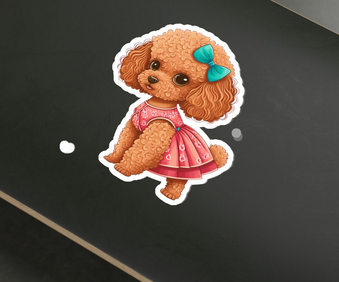 Poodle Stickers, Poodles Sticker, Poodle Mom, Poodle Lover, Dog Lover ...