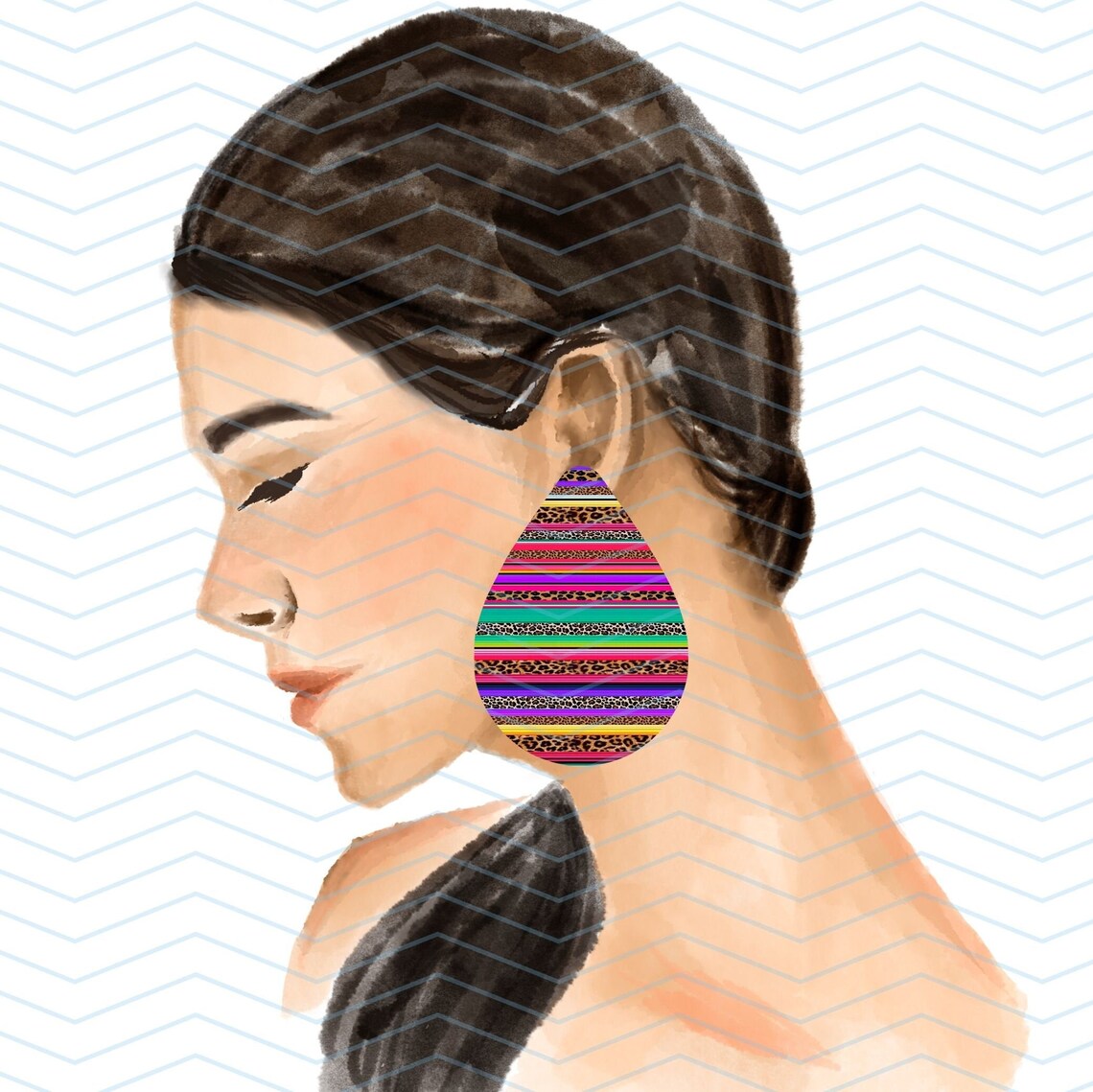 Teardrop Printable Earring Bundle Design Earring Sublimation Designs ...