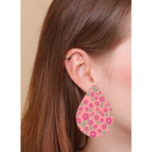 Teardrop Printable Earring Bundle Design Earring Sublimation Designs ...