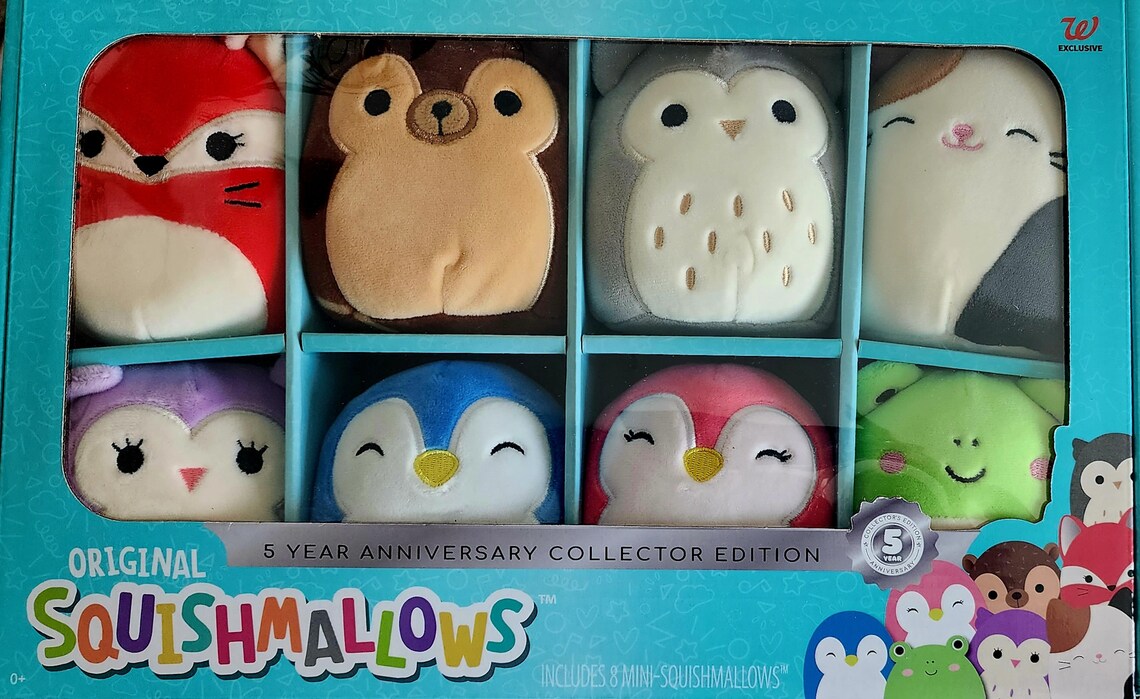Squishmallow Set With Custom Made 3D Printed Raw Squishmallow Figurine ...
