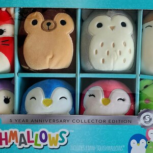 Squishmallow Set With Custom Made 3D Printed Raw Squishmallow Figurine ...