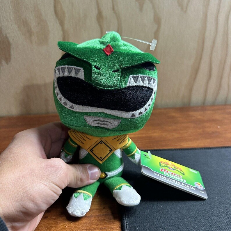 FUNKO Mighty Morphin 9 Power Rangers Hero Plushie Green Ranger Rare ...