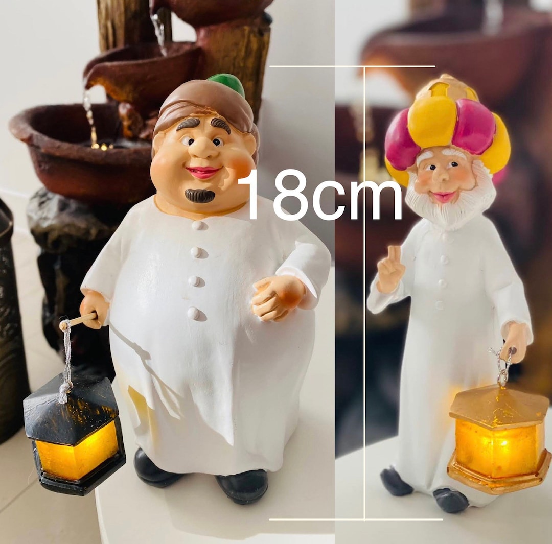 Set of 2 Fananees Each 18 Cm Tall With Battery Lanterns. Mbc Characters ...