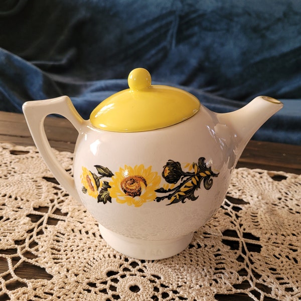 Sunflower Teapot - Etsy