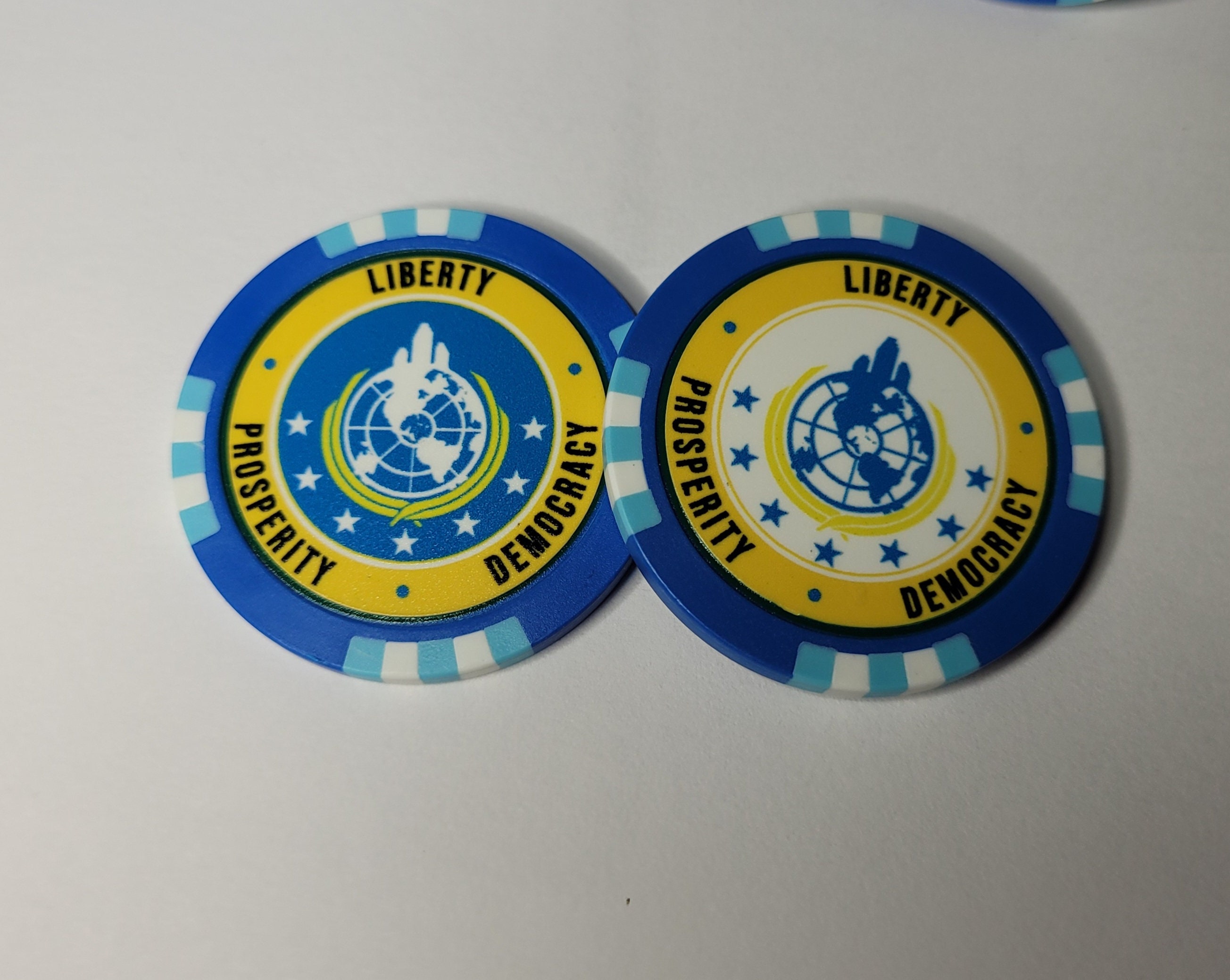 Helldivers "super Earth" Poker Chip - Etsy