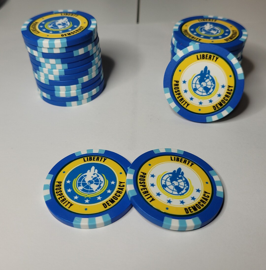 Helldivers "super Earth" Poker Chip - Etsy