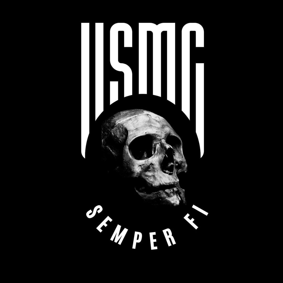 USMC Skull Art | Semper Fi Digital Download | Marine Corps Warrior ...
