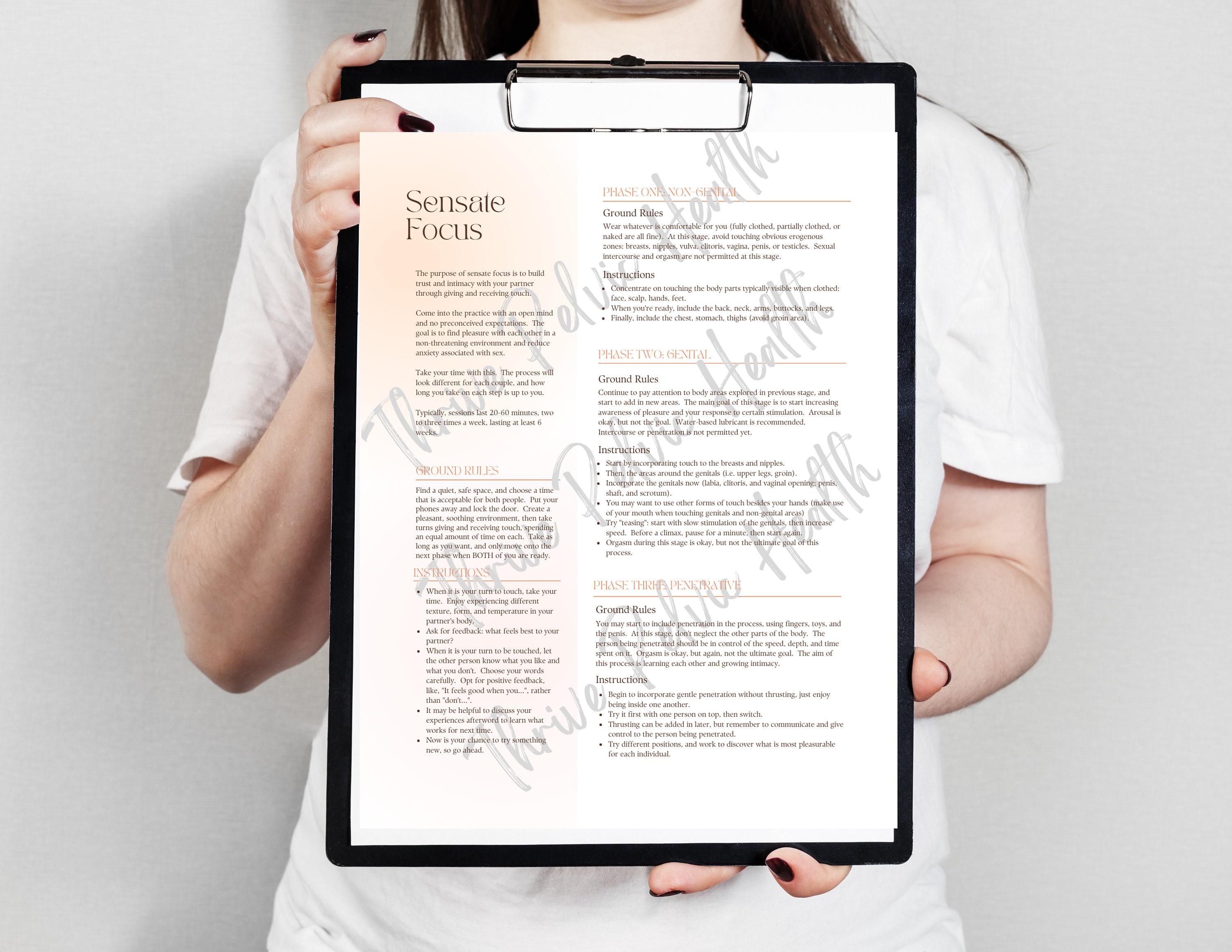 DIGITAL DOWNLOAD: Sensate Focus; Patient Education Handout; 8.5"x11" - Etsy